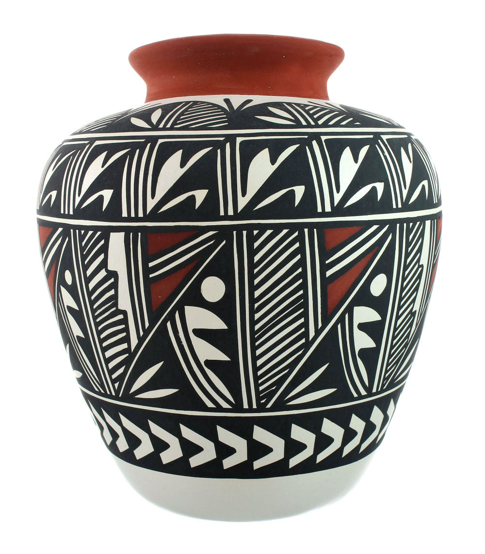 Native American Hand Crafted Acoma Pottery By Artist L. Vallo SN20031 ...