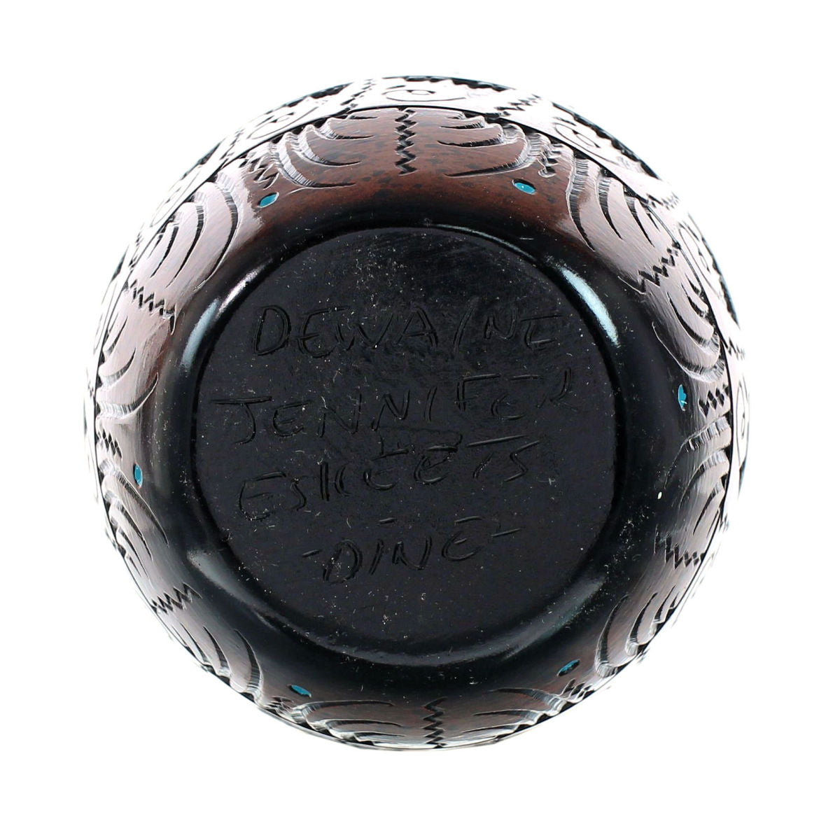 Navajo Indian Hand Crafted Pot By Artist Dewayne Eskeets SN20038 ...