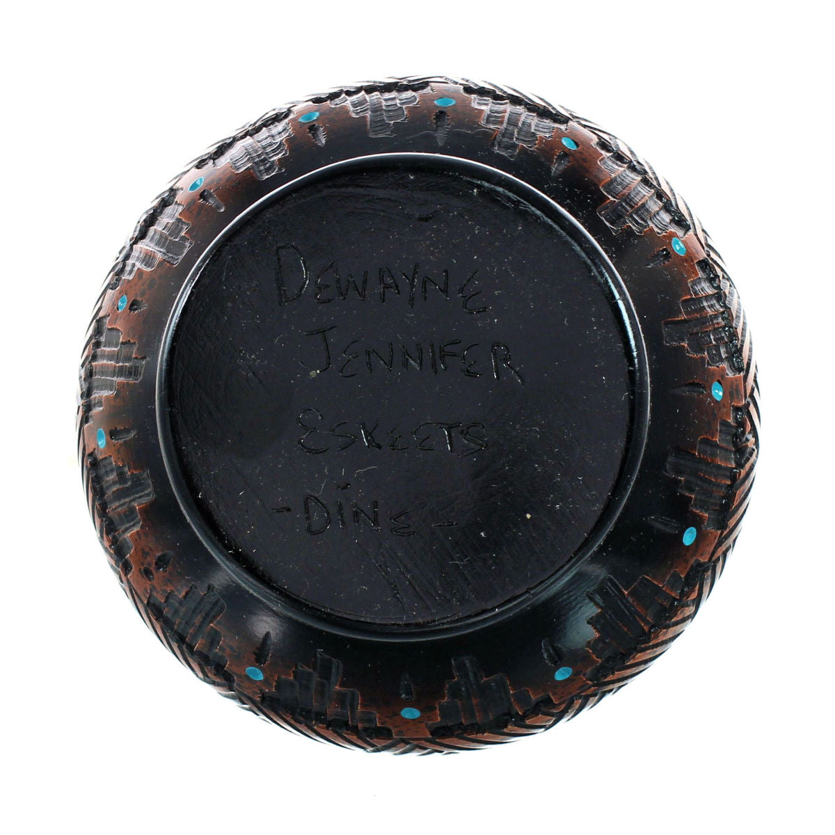 Navajo Indian Hand Crafted Pot By Artist Dewayne Eskeets SN20035 ...