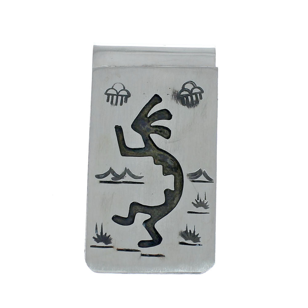 Genuine Sterling Silver Kokopelli Native American Money Clip SN20340 ...