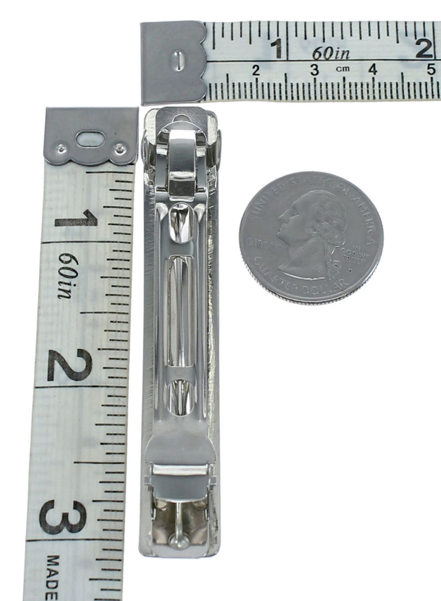 Native American Genuine Sterling Bear Paw Silver Hair Barrett SN20375 ...