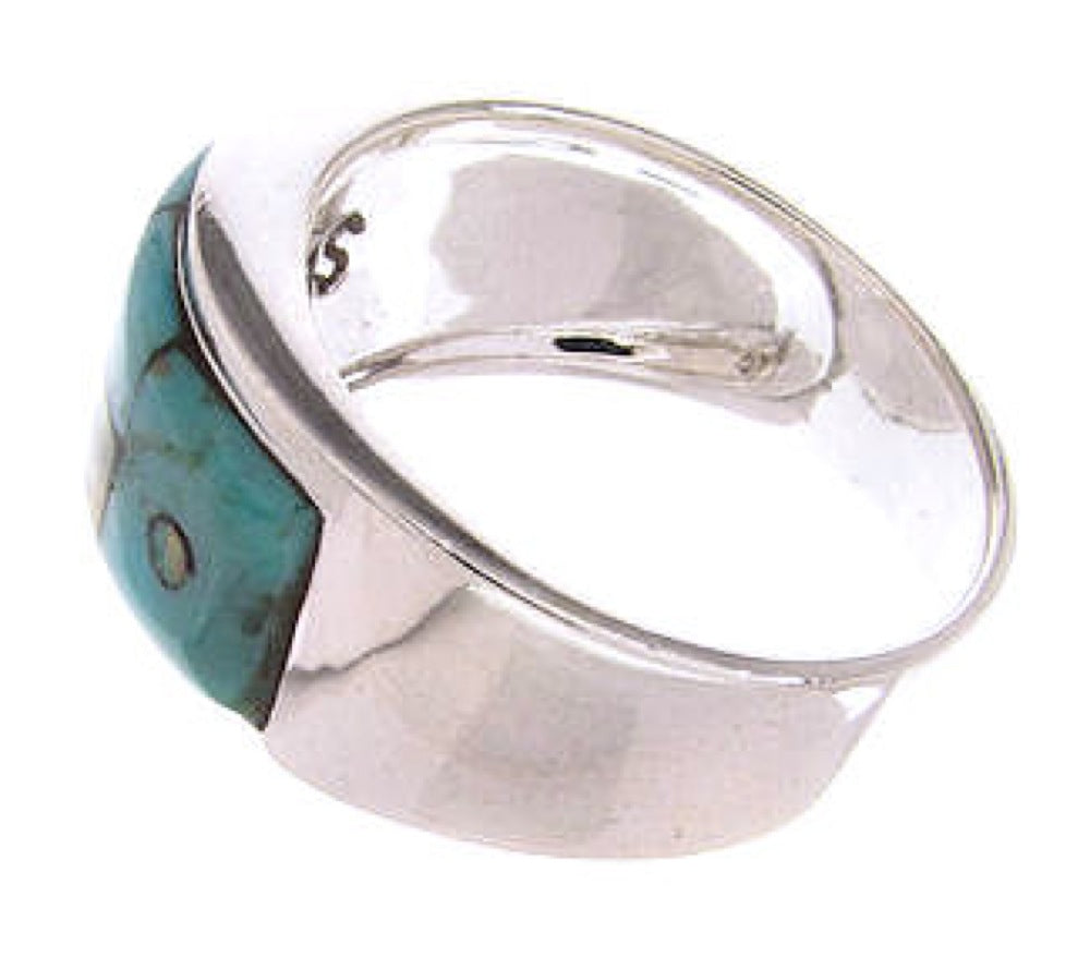 Multicolor Native American Pueblo Design Ring Size 7-1/2 JW65748 ...