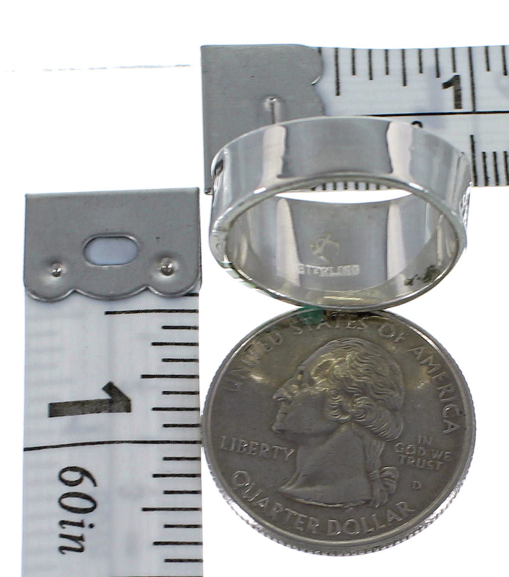 Turquoise Opal Water Wave Silver Southwest Ring Size 7-1/4 EX56552 ...