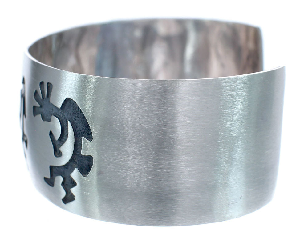 Native American Navajo Sterling Silver Kokopelli Cuff Bracelet JX12302 ...