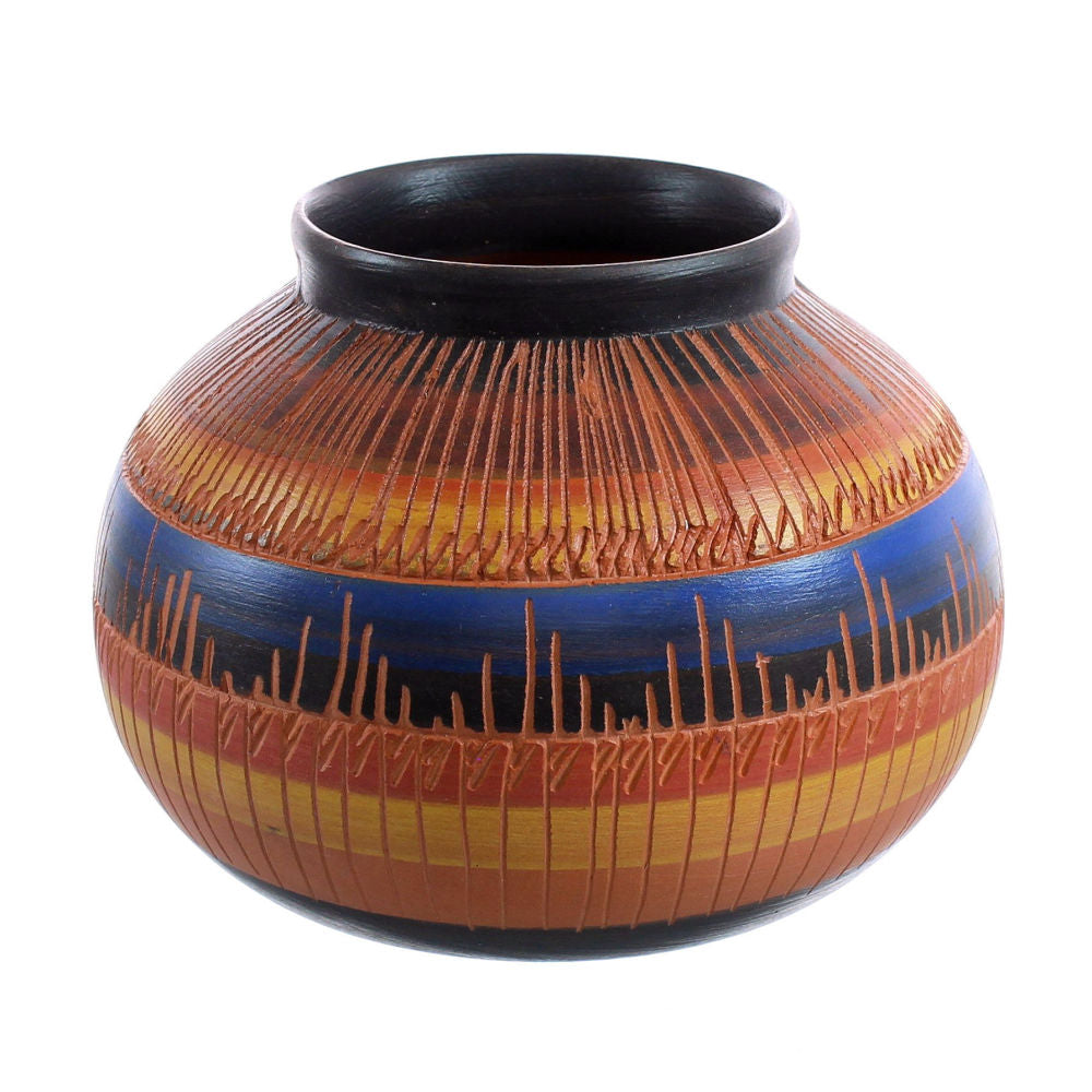 Native American Navajo Hand Crafted Pottery JX123535 – SilverTribe