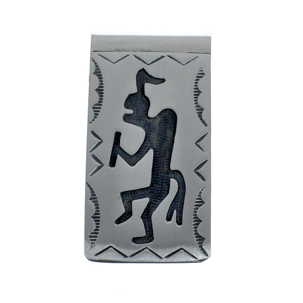 Kokopelli Genuine Sterling Silver Native American Money Clip AX126663 ...