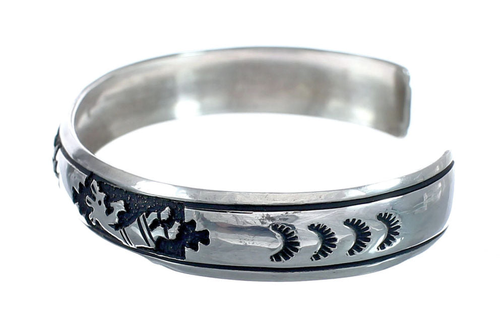 Tommy And Rose Singer Navajo Authentic Sterling Silver Kokopelli Cuff ...
