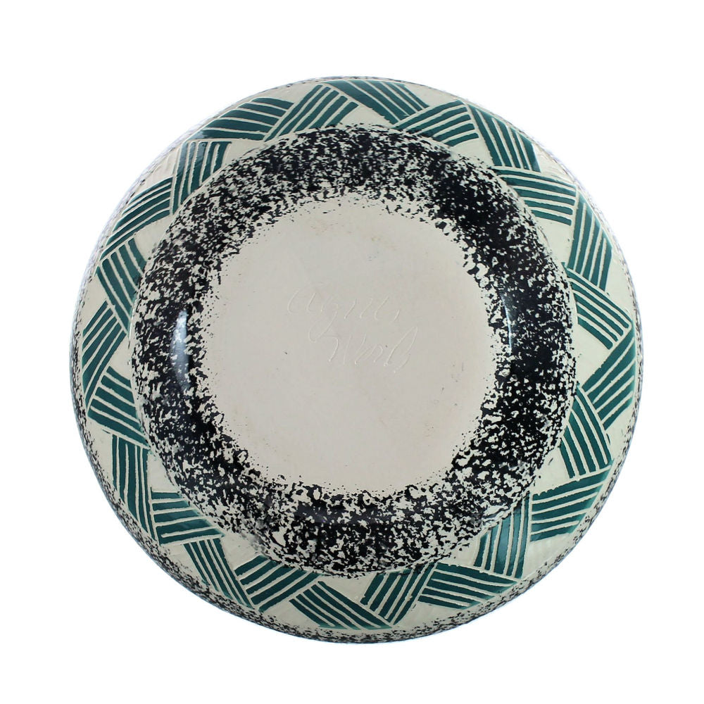 Native American Pottery Hand Crafted Navajo Pot By Agnes Woods JX12735 ...