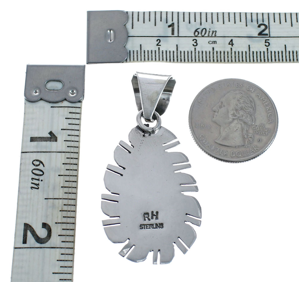 Native American Turquoise Genuine Sterling Silver Pendant AX127934 ...