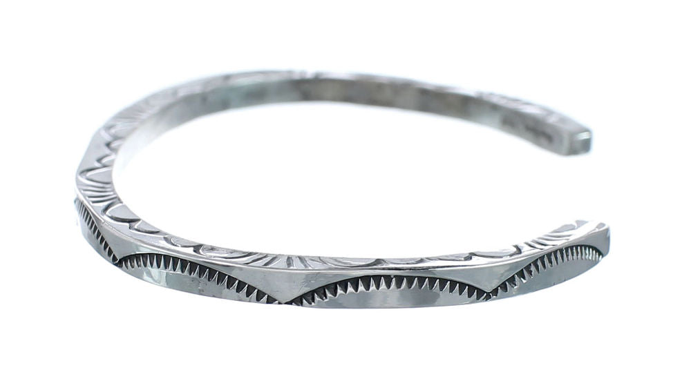 Genuine Sterling Silver Navajo Cuff Bracelet AX129758 – SilverTribe